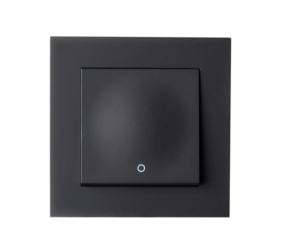 Elko Plus Bryter 2 Innfelt 2-Pol Sort | Nordic LED