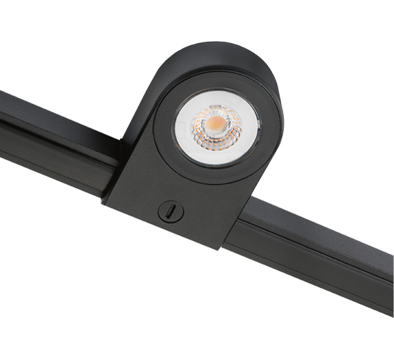 SG Zip Star 230V Sort 6.5W Dimbar LED-Spotlight