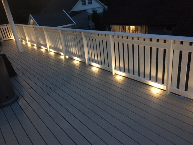NP Terrassebelysning A2 6 X 0,5W Varmhvit IP67 Dimbar | Nordic LED