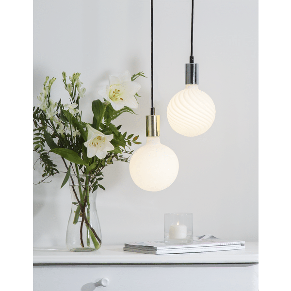 Illumination G150 Opal Twist E27 6W 2600K 550LM Dimbar | Nordic LED