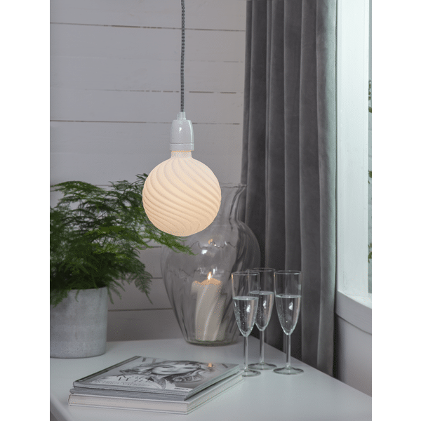 Illumination G150 Opal Twist E27 6W 2600K 550LM Dimbar | Nordic LED