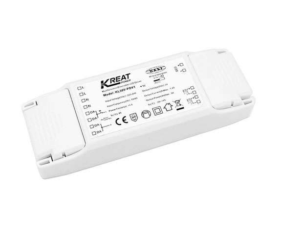 LED DRIVER 24V 30W DIMBAR DALI/1-10V/IMPULS | Nordic LED