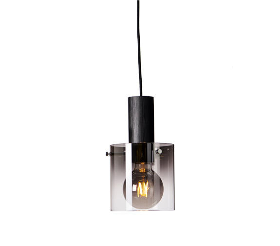 Roxy Takpendel Ø15cm Røykfarget Glass | Nordic LED - Kjøp Nå!