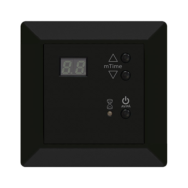 Kjøp CTM Lyng mTime Easy Timer 16A 1Pol Sort | Nordic LED