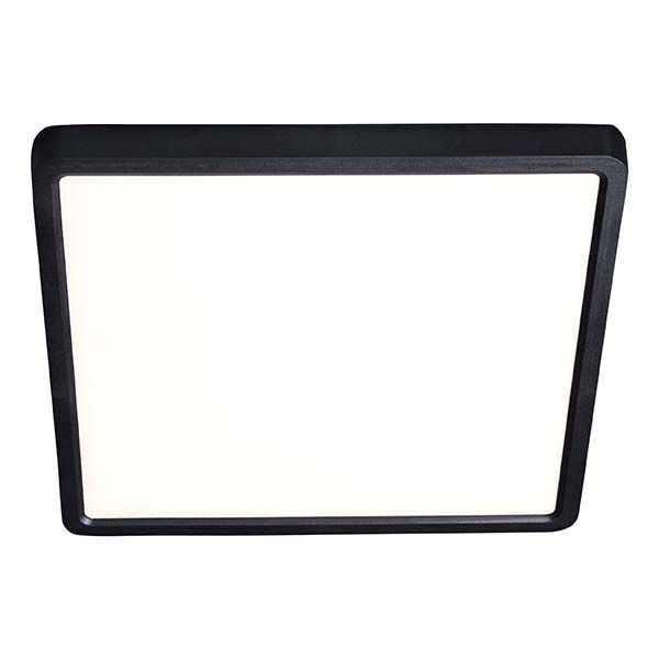 MS Astor Taklampe 24w 30x30cm Sort Dimbar | Nordic LED